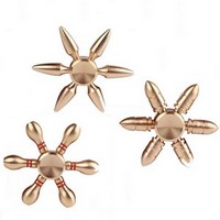 Copper bullet-shaped fidget spinner,Cool Fidget Toy for Stress Relief ...