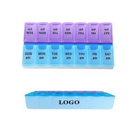 7 Day Pill Box 2 Times A Day With Braille Design - Creative and ...